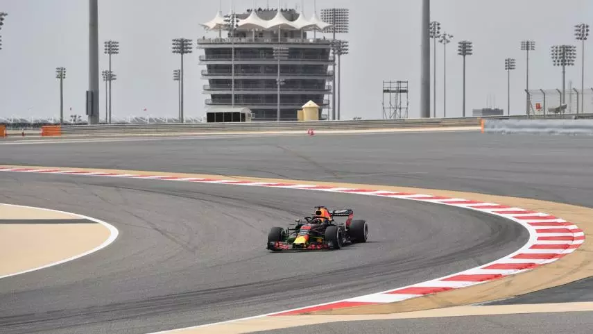 Daniel Ricciardo yn Bahrain