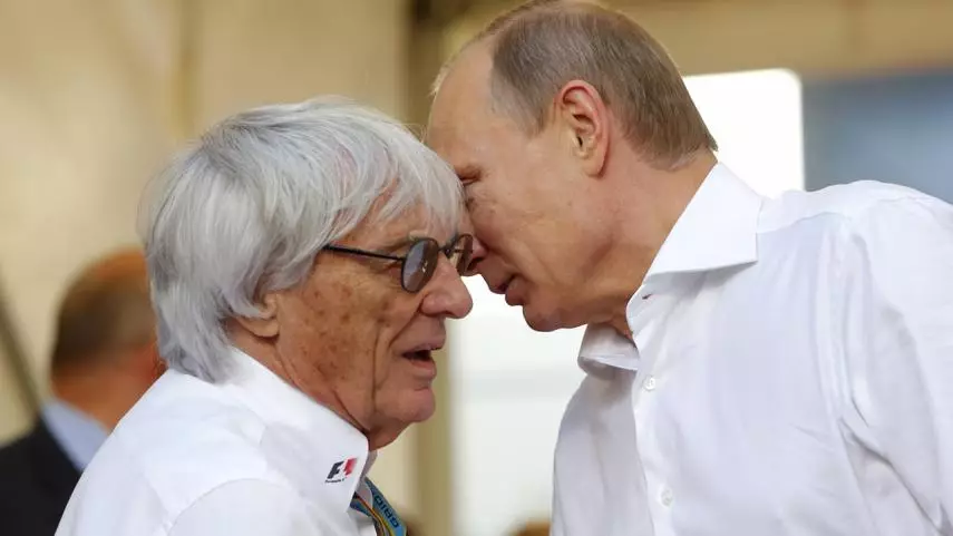 Bernie Ecclestone'as ir Vladimiras Putinas