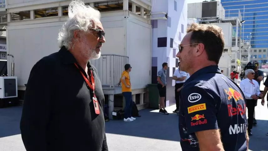 Flavio Briatore ndi Christian Horner