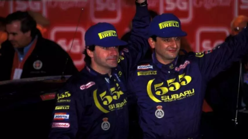 Carlos Sainz සහ Luis Moya