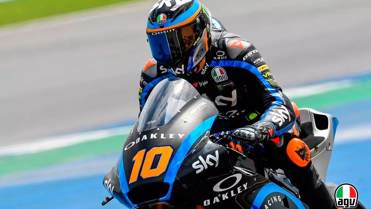 Preteky Moto2 v Thajsku 2019: Luca Marini nezvládnuteľný, Márquez prežije