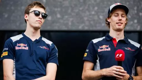 Brendon Hartley na Daniil Kvyat