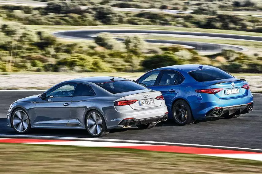 Audi RS 5 ווס Alfa Romeo Giulia Quadrifoglio