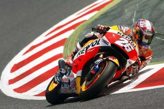 Dani Pedrosa in action