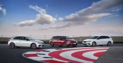 Модельный ряд Seat Leon Cupra 2017 года