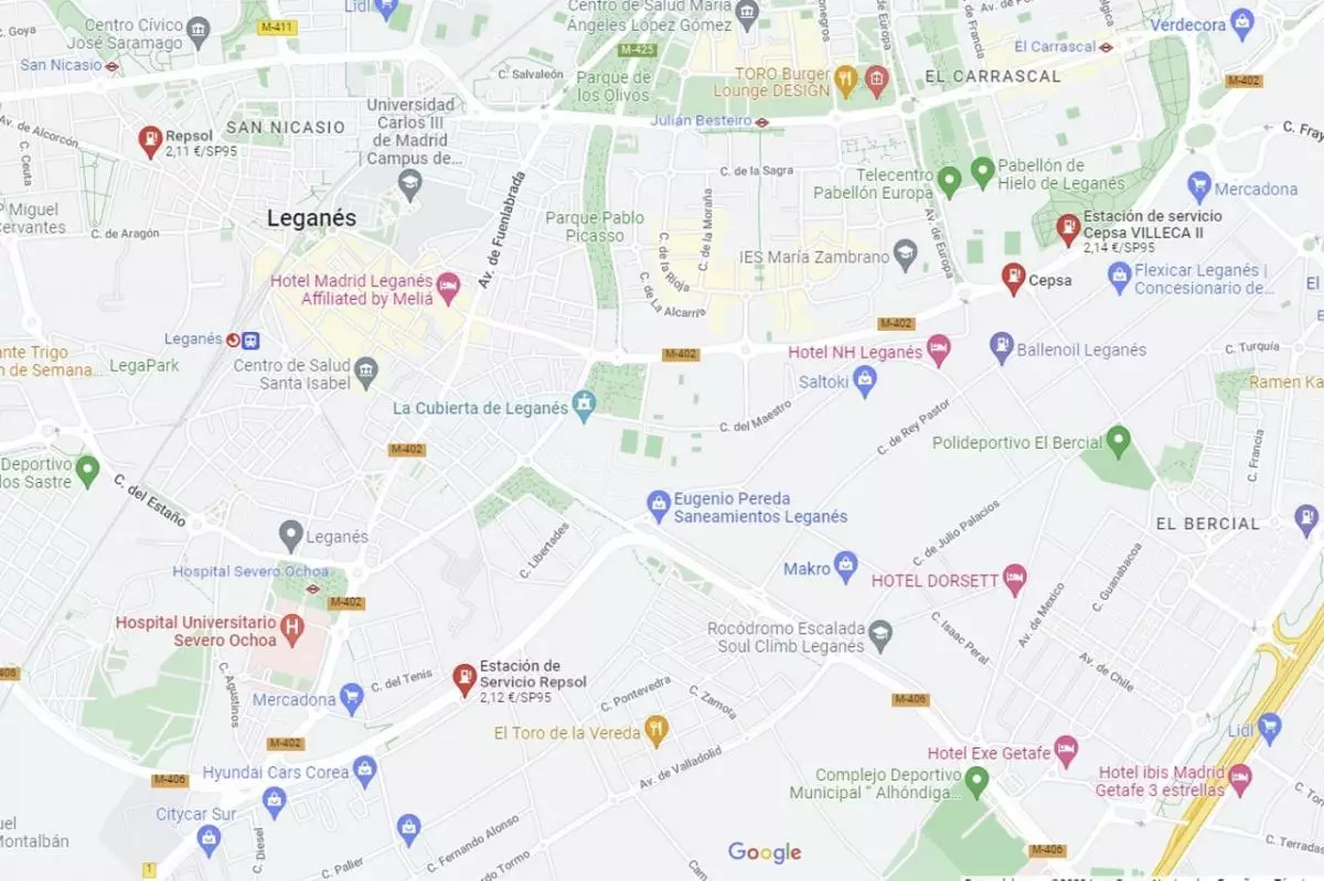 Conas an gásailín is saoire a aimsiú le Google Maps