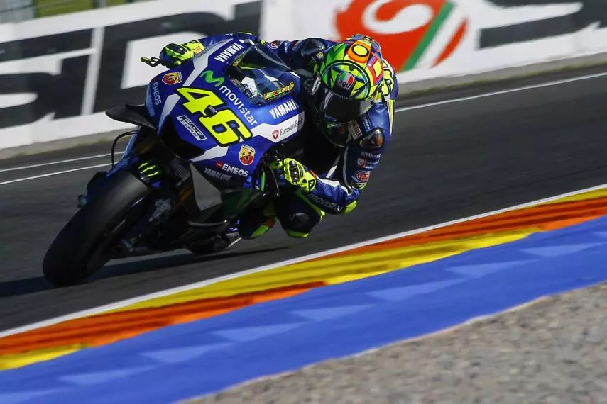 Valentino Rossi Pratik gratis Valencia 2016