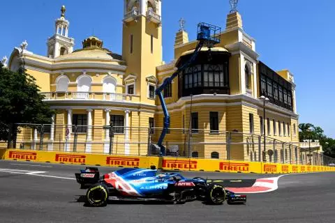 Fernando Alonso in Baku