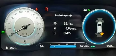 Test Hyundai Santa Fe Electric Hybrid