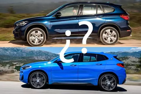 BMW X1 alebo BMW X2 športové kompaktné suv