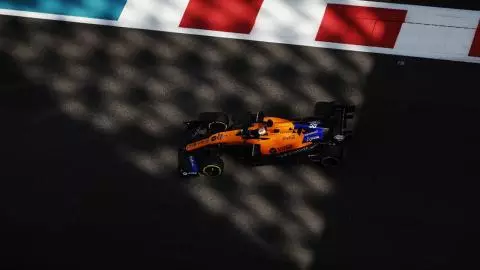 Carlos Sainz in Abu Dhabi