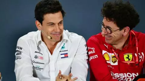 Toto Wolff jeung Mattia Binotto