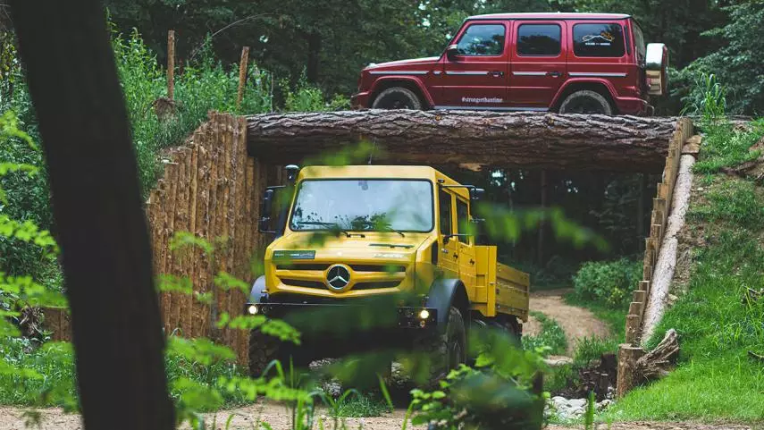 Mercedes G-Class සහ Unimog පාලම