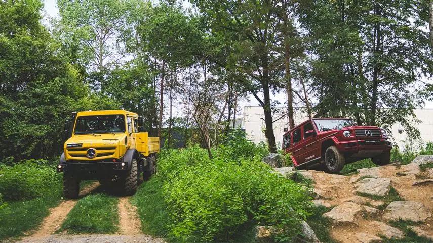 Mercedes G-Class და Unimog Forest