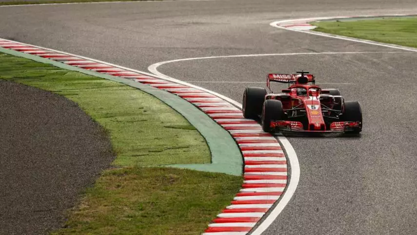 Vettel tydens kwalifisering vir die Japannese GP