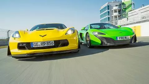 Chevrolet Corvette Z06 vs McLaren 650S Spider