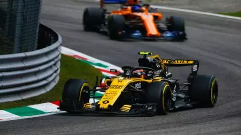 Carlos Sainz og Alonso árið 2018