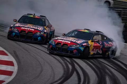 BMW M4 1050 hp Red Bull Driftbrothers