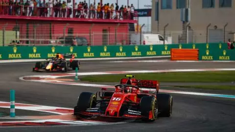 Leclerc ad Abu Dhabi