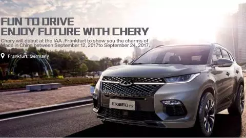 Chery Exeed TX Hybrid Ĉina Elektra SUV