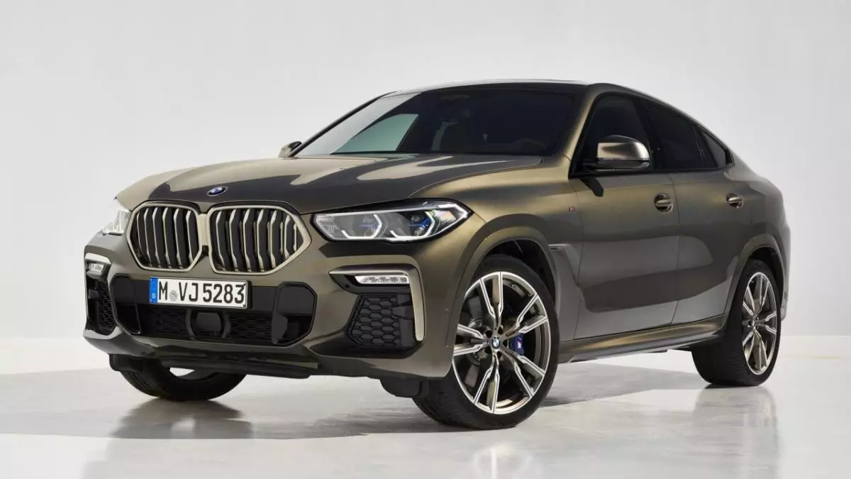 2020 m. BMW X6: atskleista trečios kartos visureigio kupė