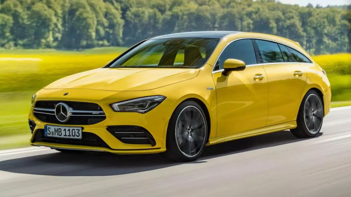 Mercedes-AMG CLA 35 4மேடிக் ஷூட்டிங் பிரேக், கவனிப்பின் உறவினர்