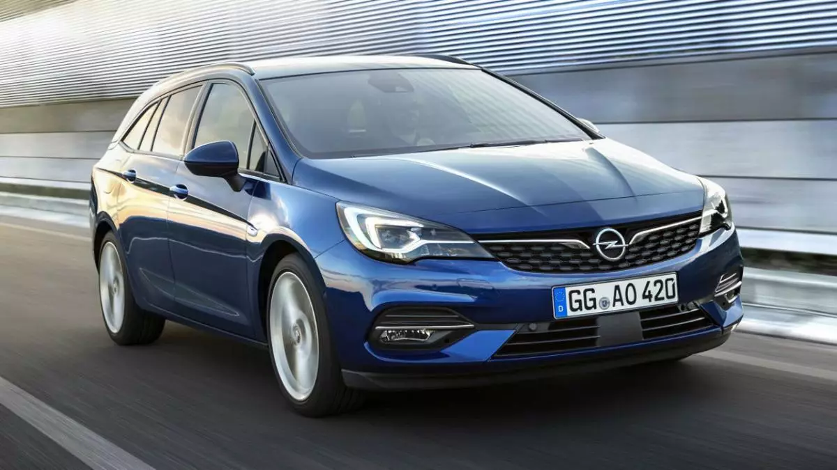 Opel Astra 2020, kiinua uso bora na cha aerodynamic