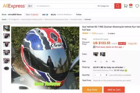 Helm Arai Imitasi Kab