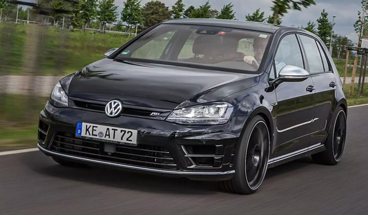 Testas: Golf R ABT: 370 pasiutusių CV