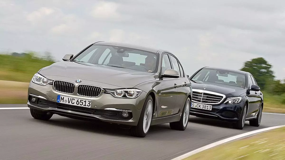 Başy: täze BMW 3 Series vs Mersedes C-Class