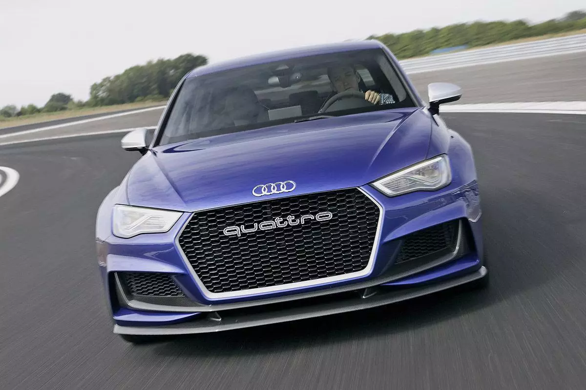 Audi A3 clubsport quattro: 525 PS op d'Limite um Circuit