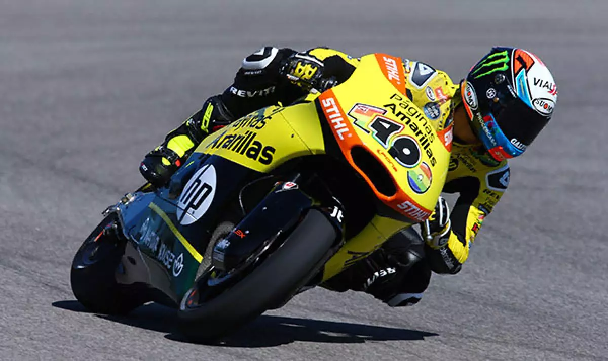 Klassifikaasje Moto2 GP fan Indianapolis 2015: Rins ferrassingen