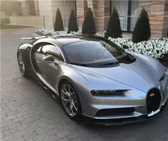 Bugatti Chiron Крышціяну Раналду