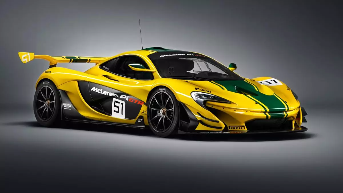 Første foto af en McLaren P1 GTR homologeret til gaden