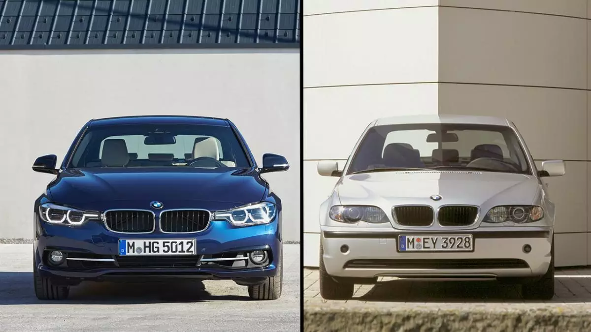 පැරණි සංසන්දනය: BMW 3 Series E46 හෝ 3 Series F80