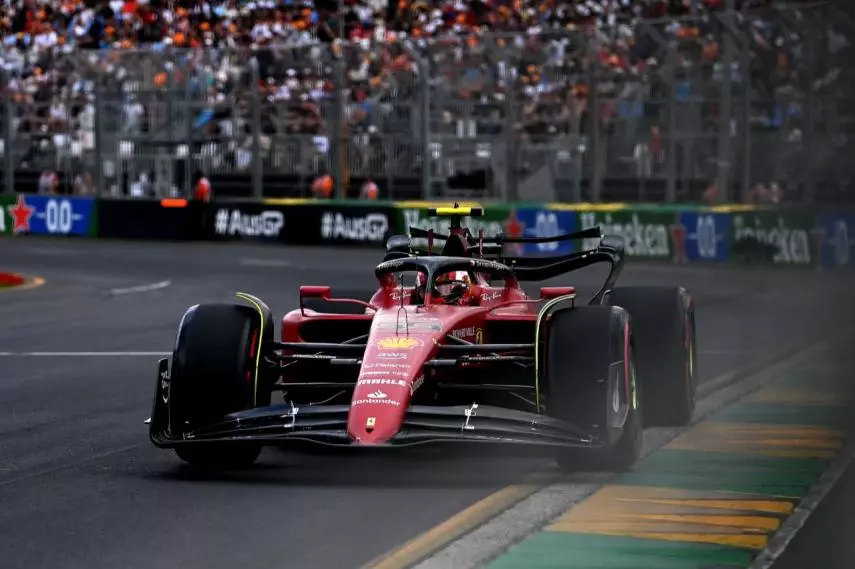 Carlos Sainz ing GP Australia