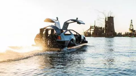 DeLorean hovercraft