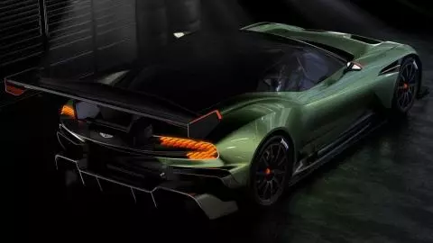 Aston Martin Vulcan спойлери