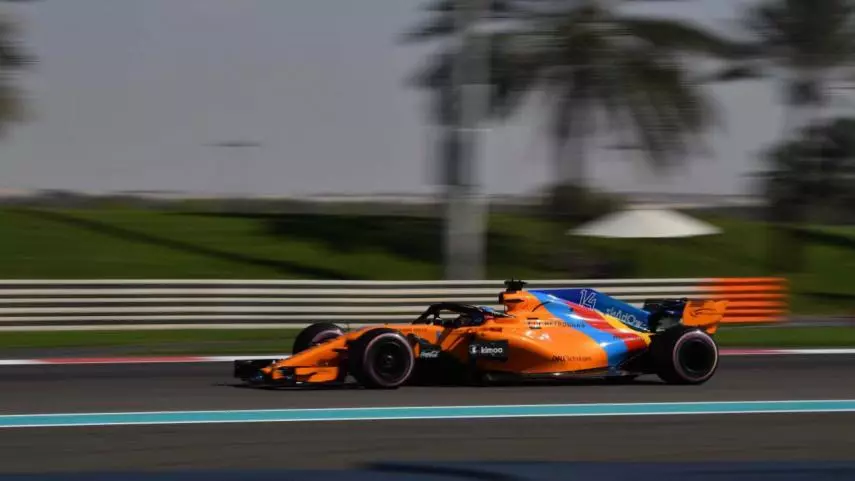 Alonso în Abu Dhabi