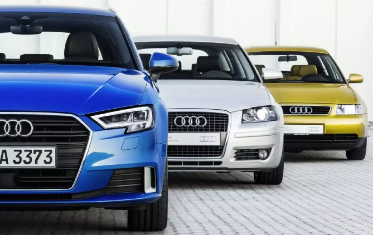 Белгилүү моделдер: Audi A3 үч мууну