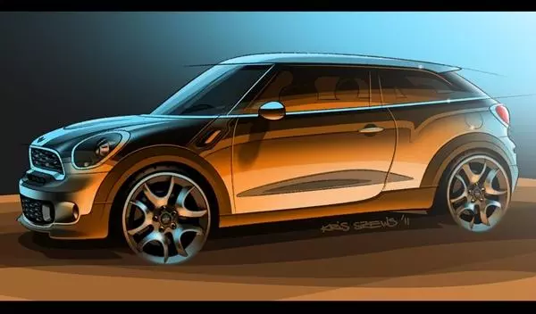 Mini Paceman Sketch