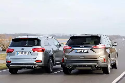 Ford Edge kontra Kia Sorento