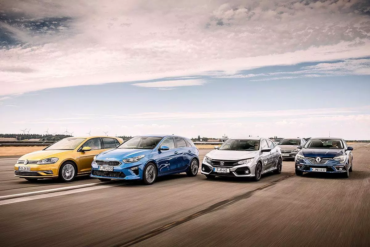 Confronto: Kia Ceed/VW Golf/Opel Astra/Honda Civic/Renault Megane