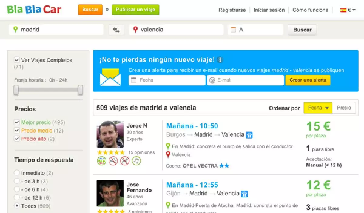 ينفي BlaBlaCar اتهامه بالمنافسة غير العادلة