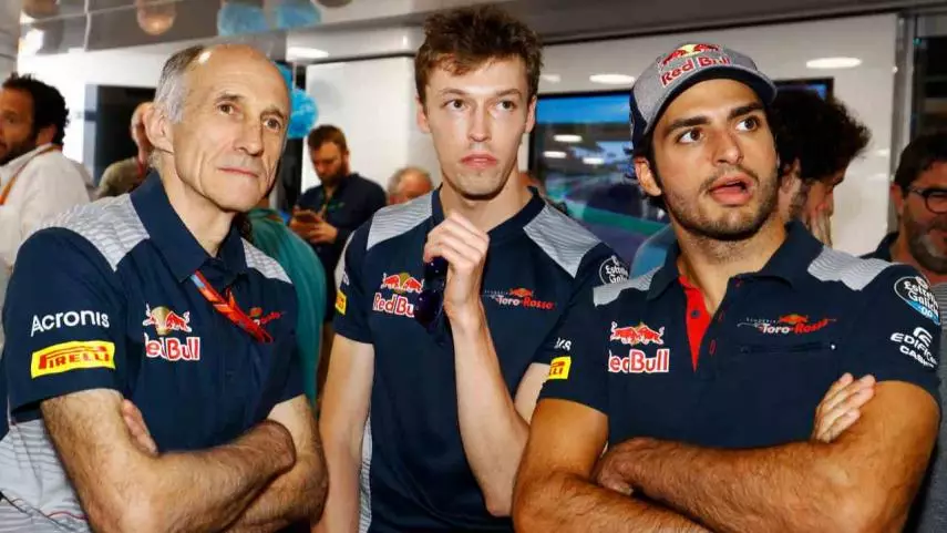 Tost, Kvyat ary Sainz