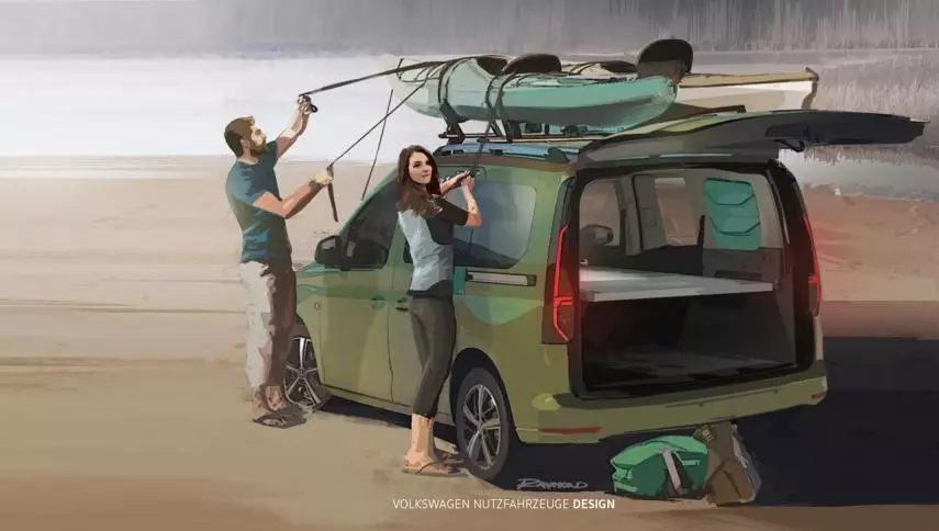 នេះនឹងក្លាយជារថយន្ត Volkswagen Caddy Camper ថ្មី។