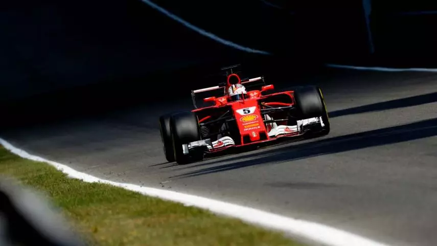 Sebastian Vettel di GP Italia 2017