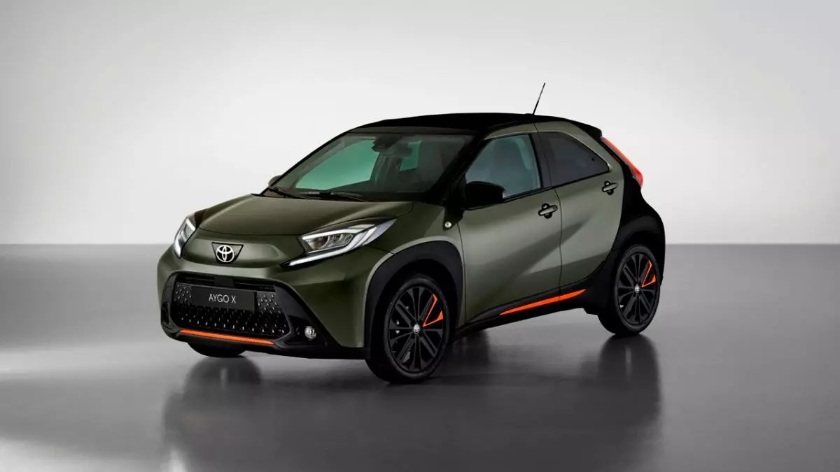 Toyota Aygo X Cross, ny fizarana vaovao A compact urban crossover