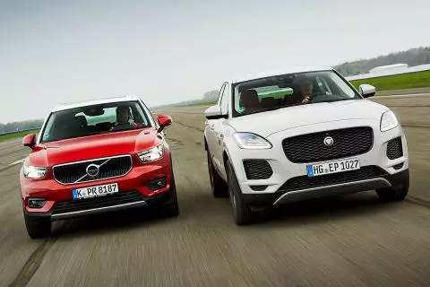 Jaguar E-Pace kontraŭ Volvo XC40