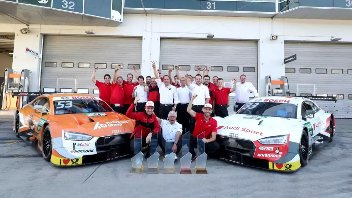 Mae Audi a René Rast yn ennill y cyfan yn nhymor DTM 2019